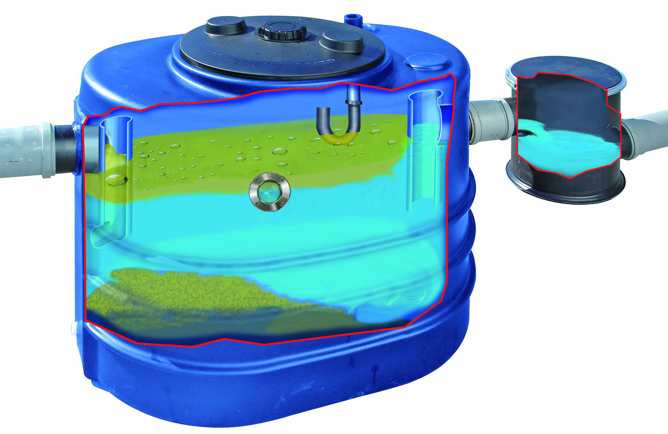 Fettabscheideranlage AQUA-LIPOSTAR Typ FH 1-100 | TOPATEC ...